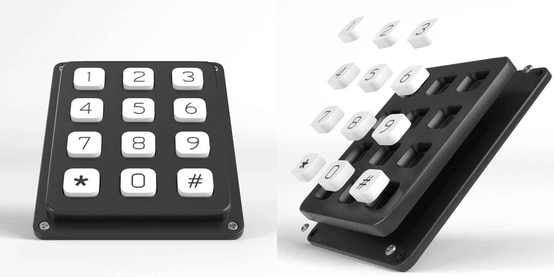 3D Model Electronic Keypad 1 - TurboSquid 2217794