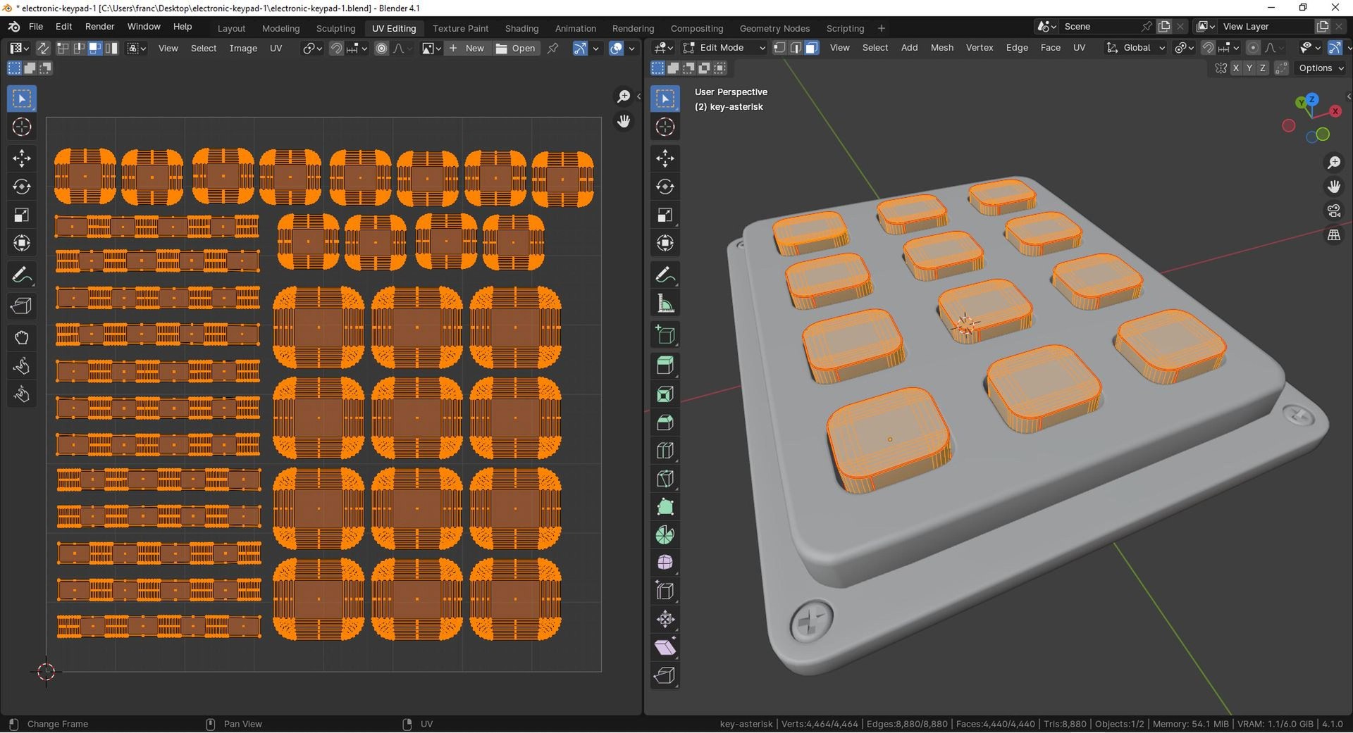 3D Model Electronic Keypad 1 - TurboSquid 2217794