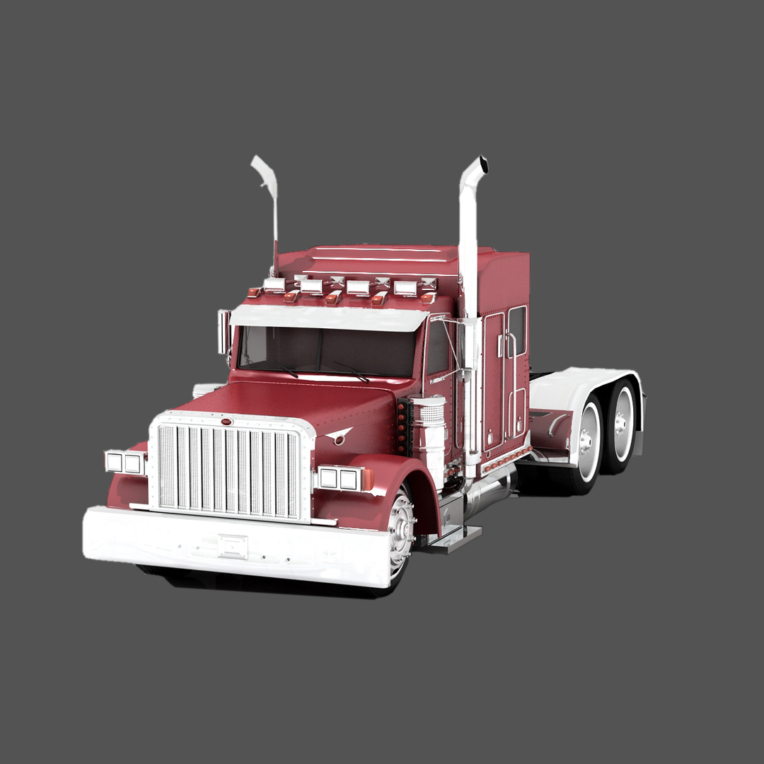 3d patrol truck peter bilt