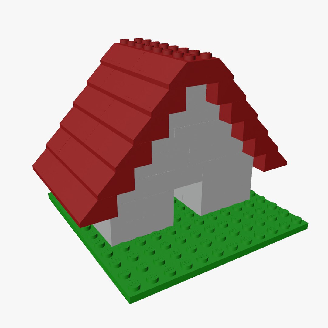 3D Lego House model - TurboSquid 1853135