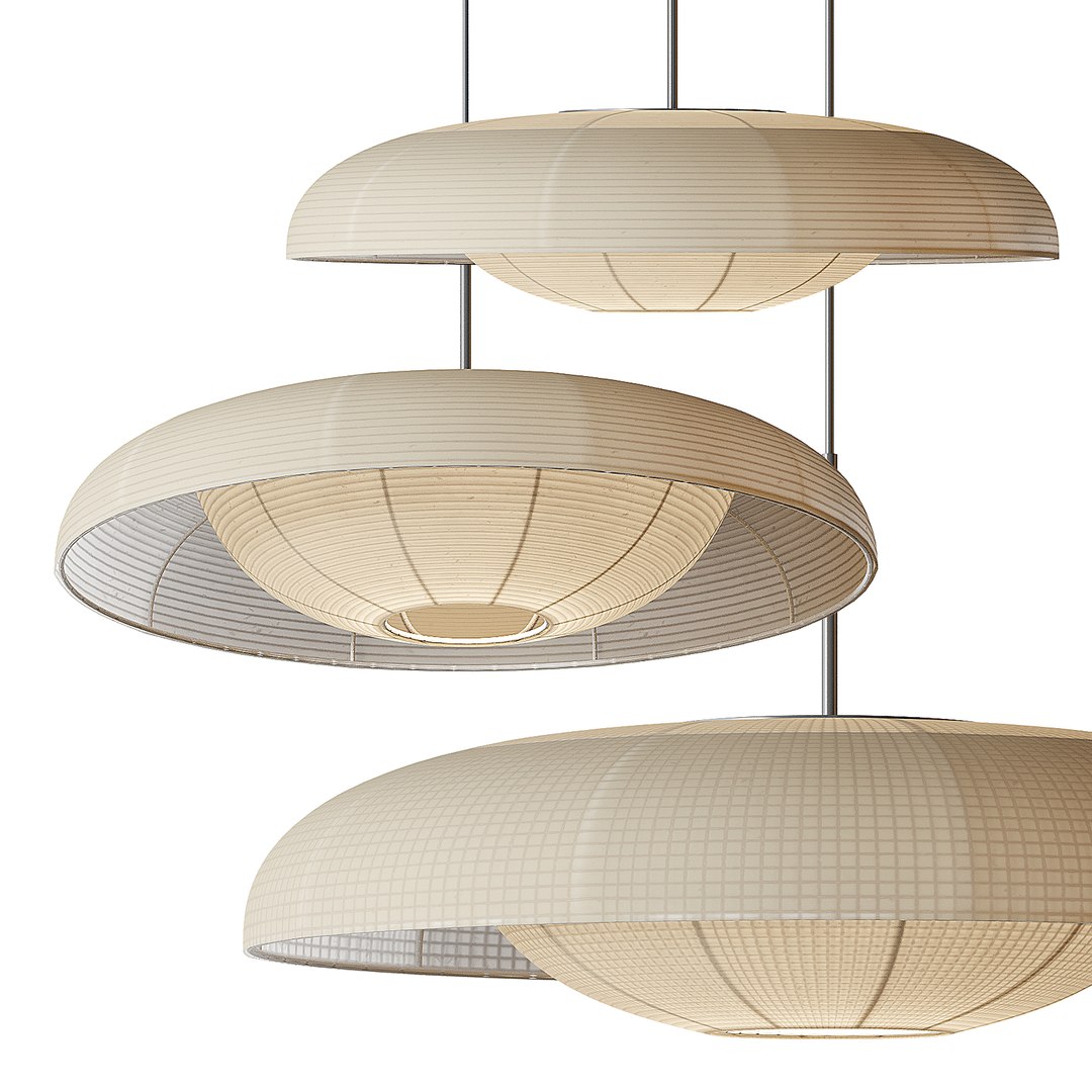 Boho Art Fabric Pendant Light Lampshade 3D - TurboSquid 2429669