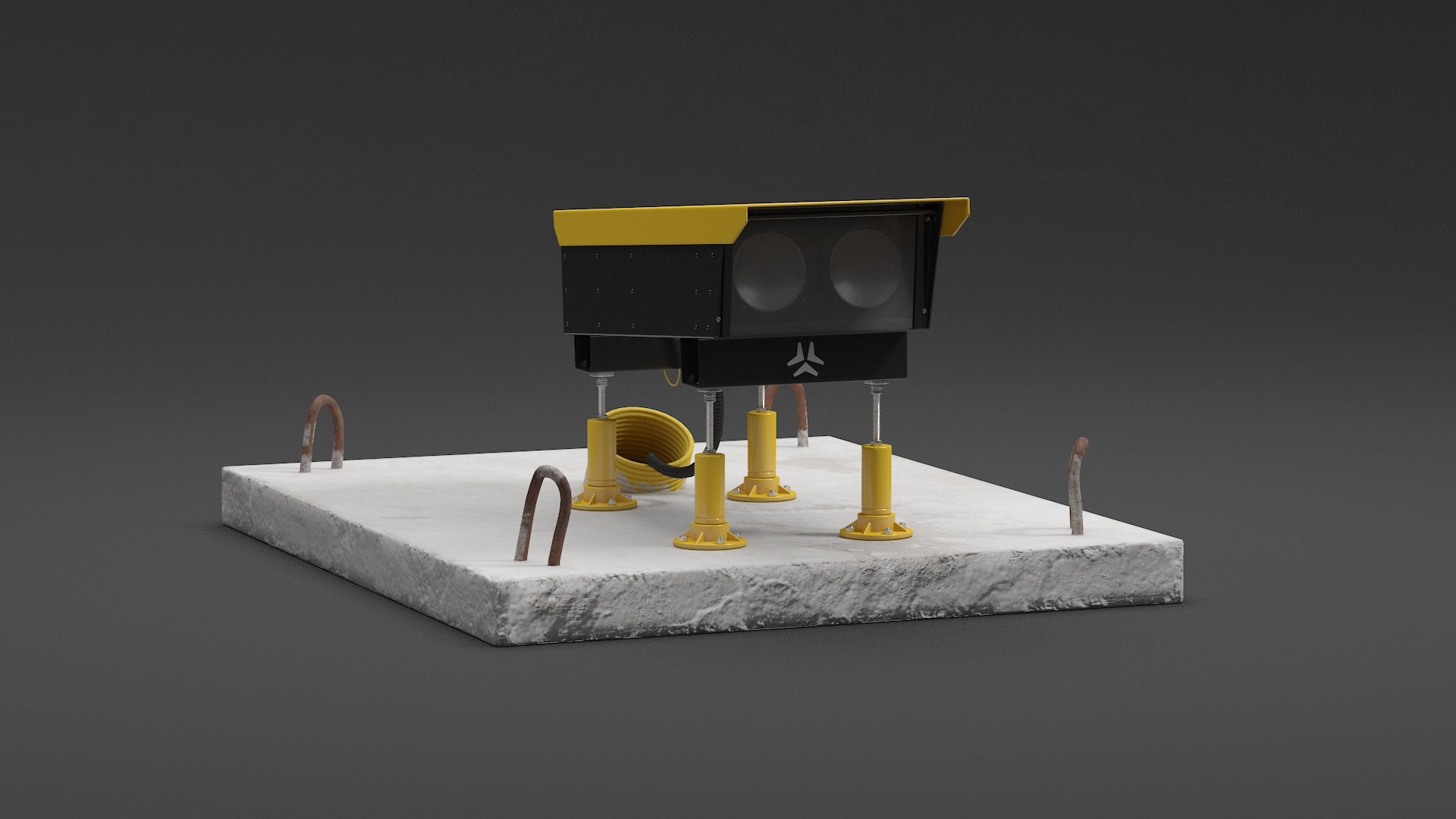 Airport S4GA Path Indicator Lighting 3D Model - TurboSquid 2059795