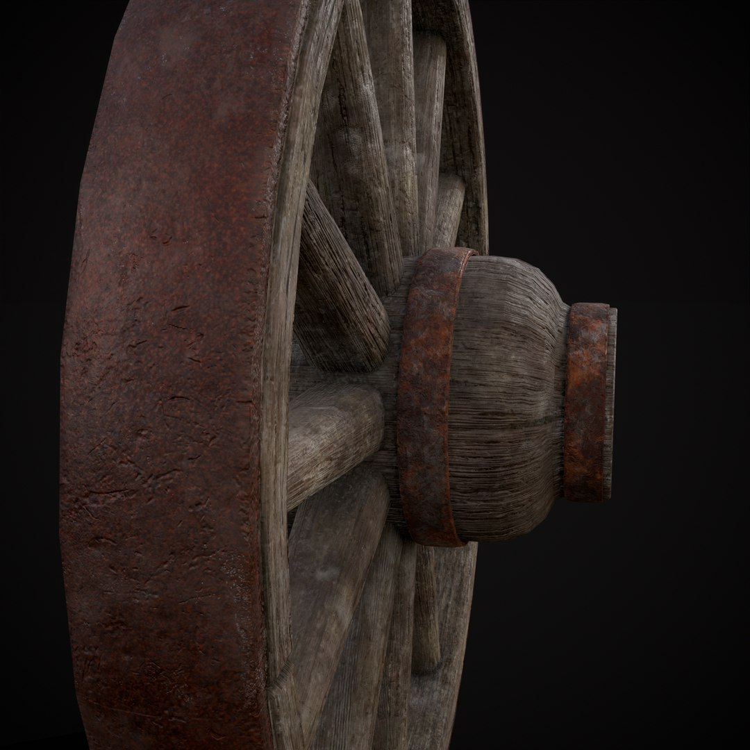 Medieval Cart Wheel 3D Model - TurboSquid 2118159