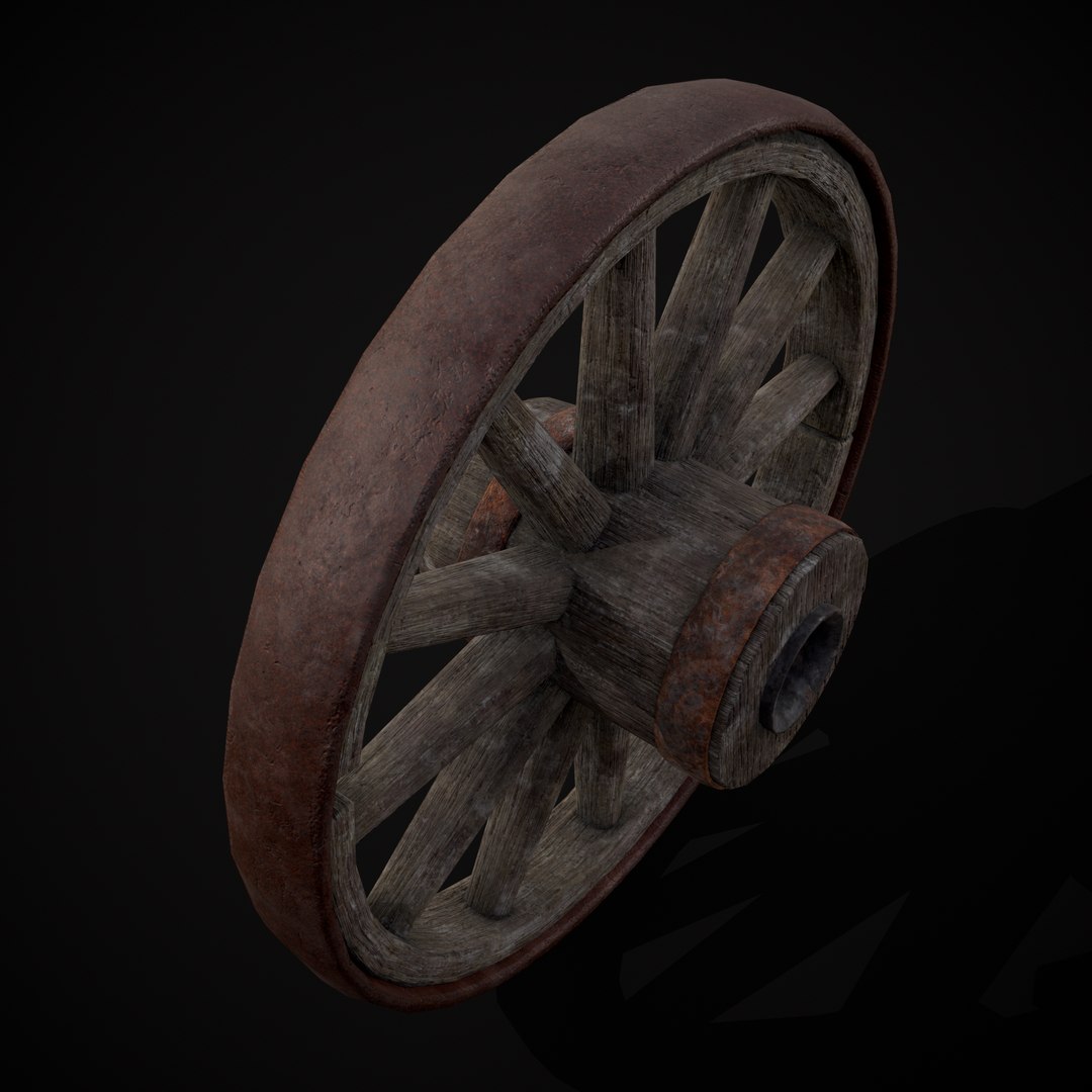 Medieval Cart Wheel 3D Model - TurboSquid 2118159