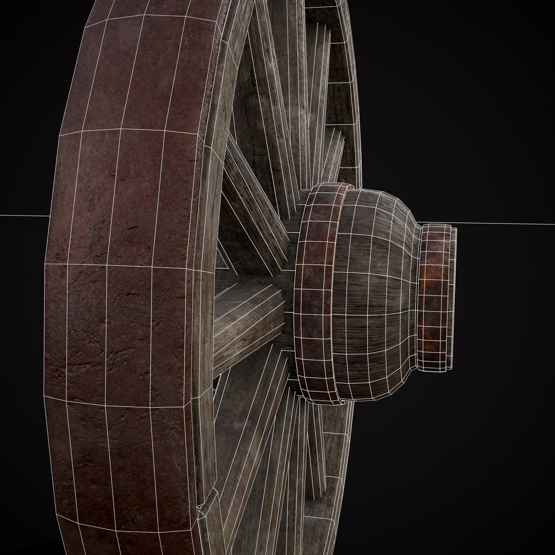 Medieval Cart Wheel 3D model - TurboSquid 2118159