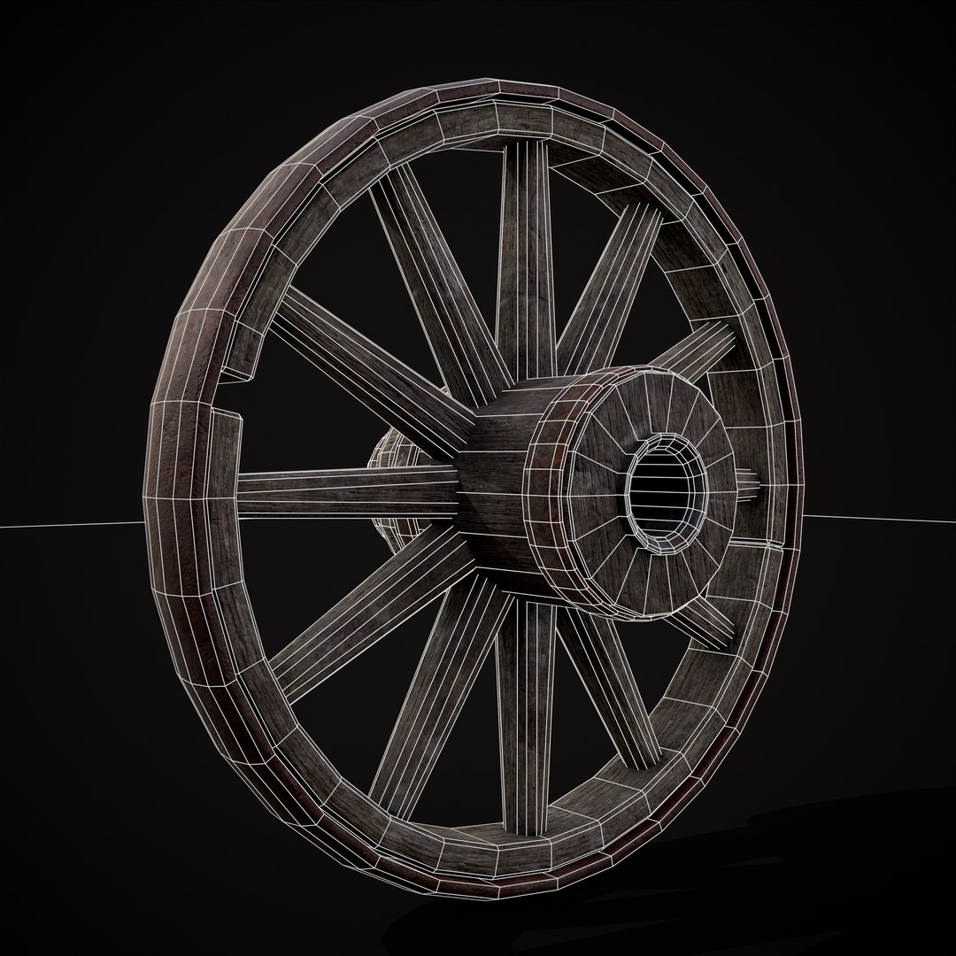 Medieval Cart Wheel 3D Model - TurboSquid 2118159
