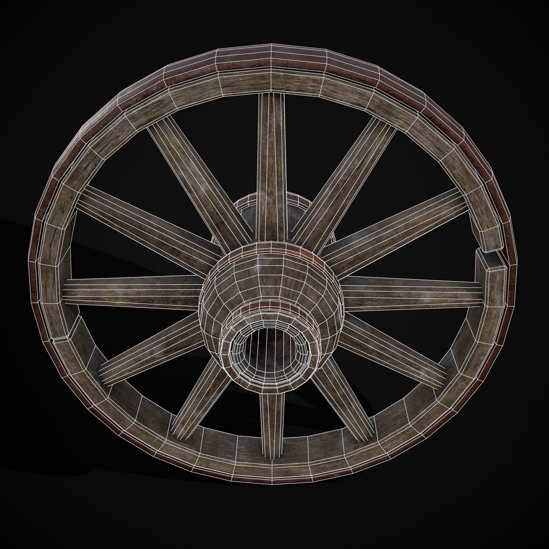 Medieval Cart Wheel 3D model - TurboSquid 2118159