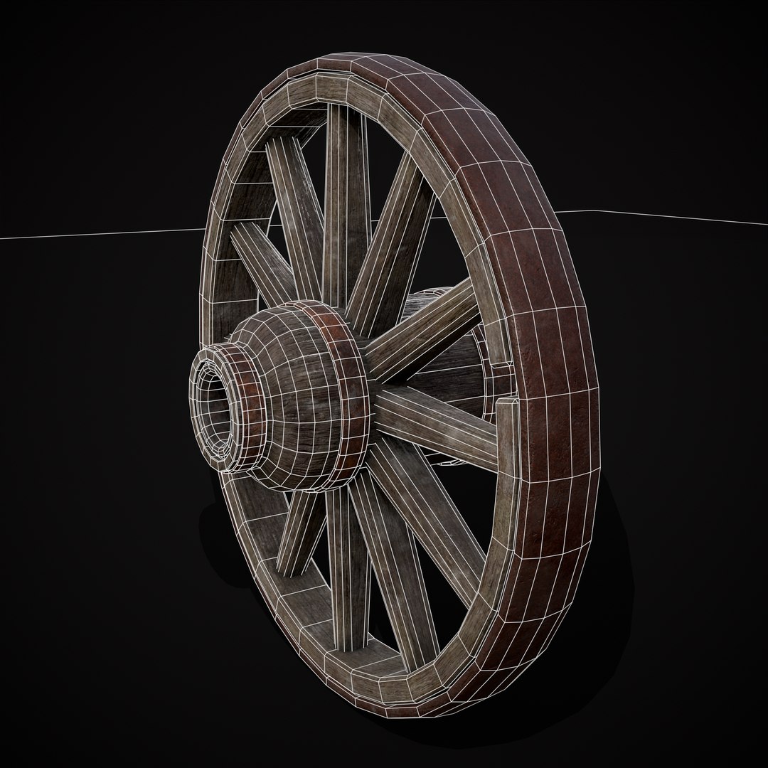 Medieval Cart Wheel 3D Model - TurboSquid 2118159