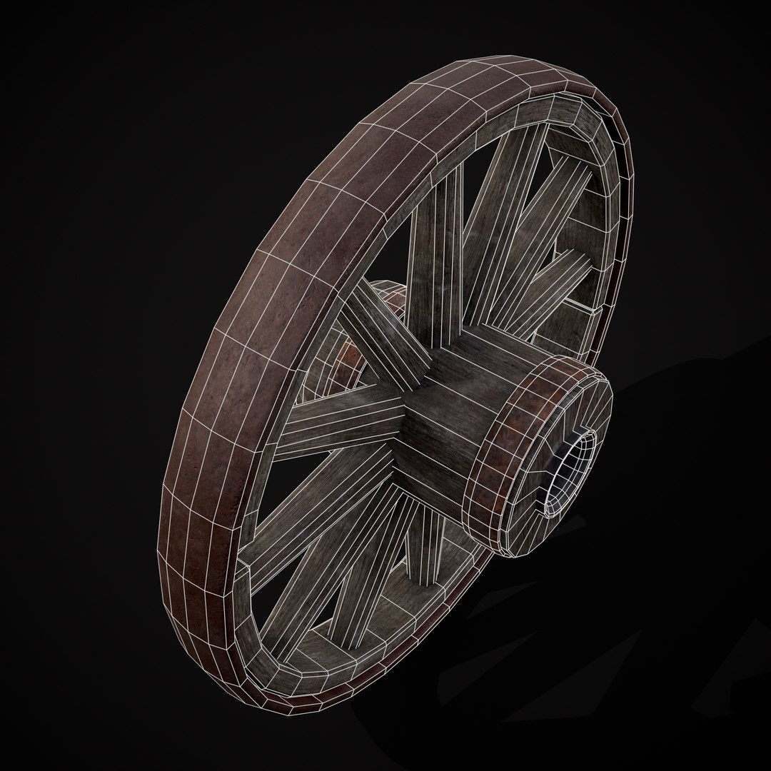 Medieval Cart Wheel 3D Model - TurboSquid 2118159