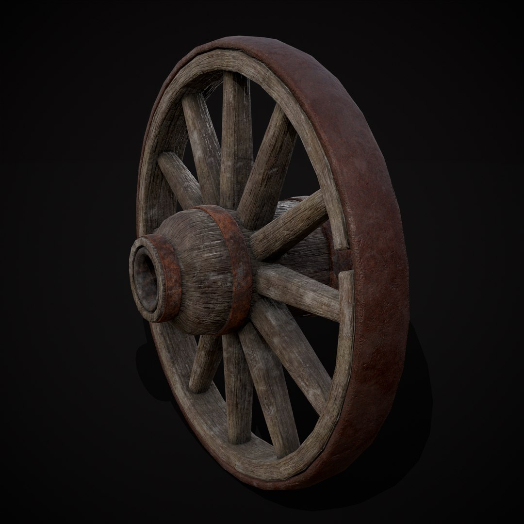 Medieval Cart Wheel 3D Model - TurboSquid 2118159