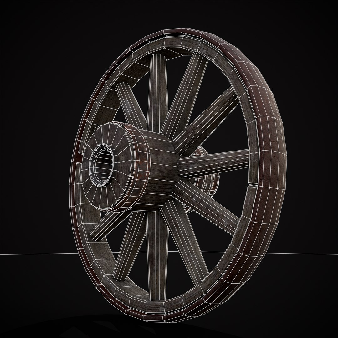 Medieval Cart Wheel 3D model - TurboSquid 2118159