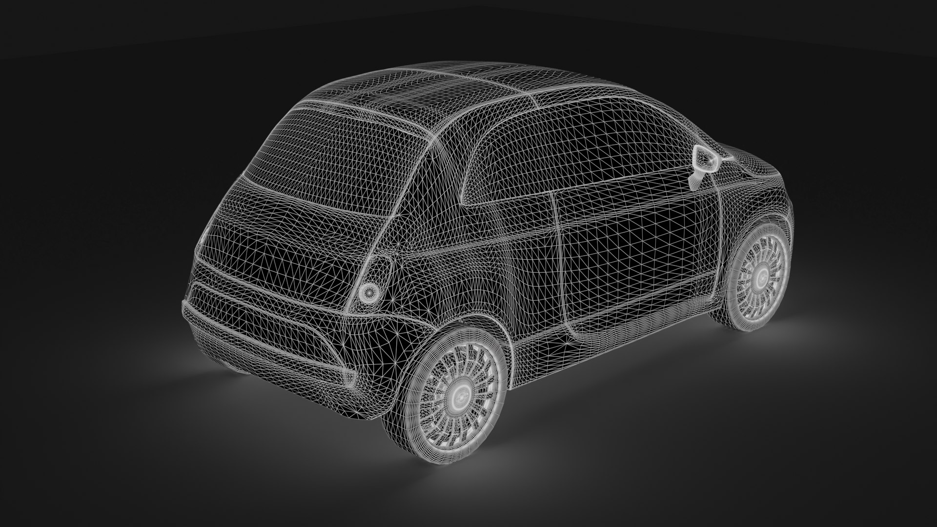 3D Fiat 500 - TurboSquid 2275800