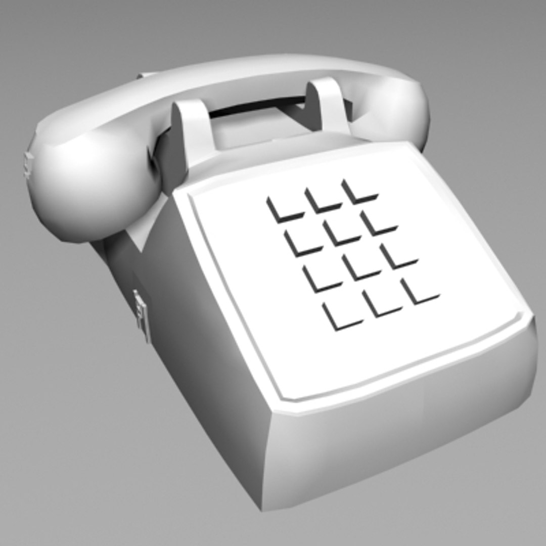 Phone Telephone 3d Model