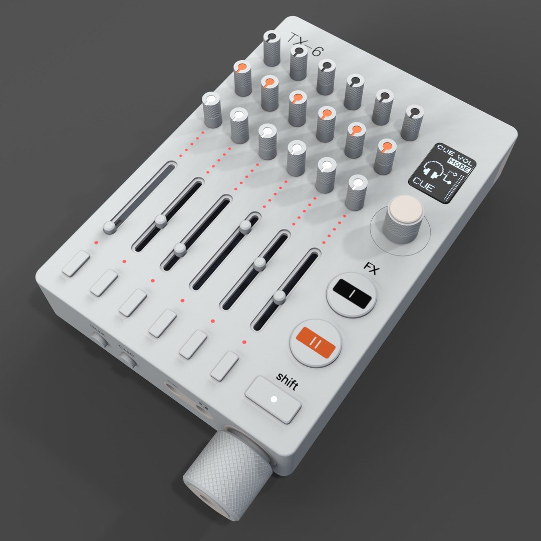 TX-6 Field Mixer TEENAGE ENGINEERING 3D Model - TurboSquid 2133803