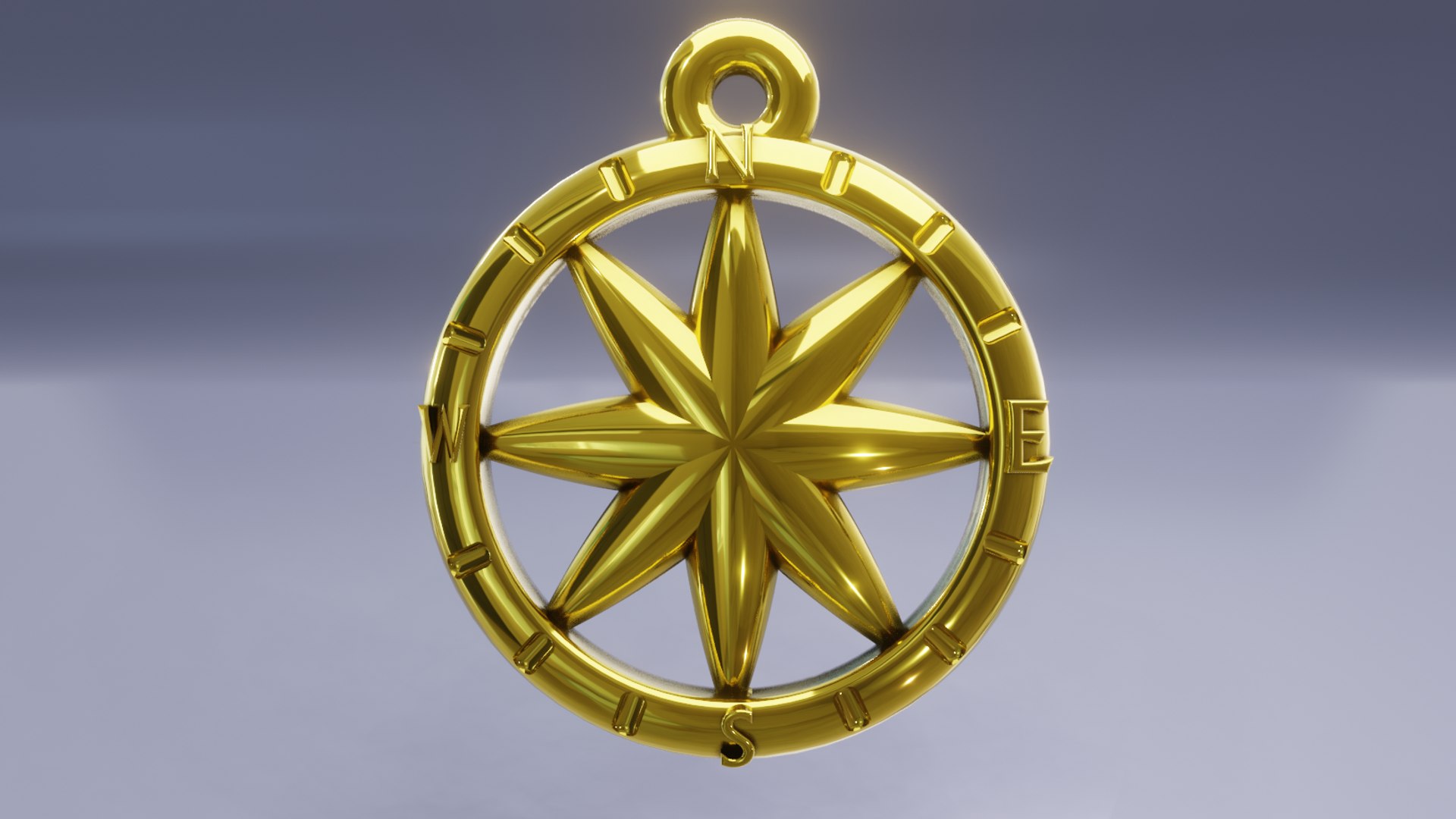 3D model Pendant Wind Rose - TurboSquid 2144937