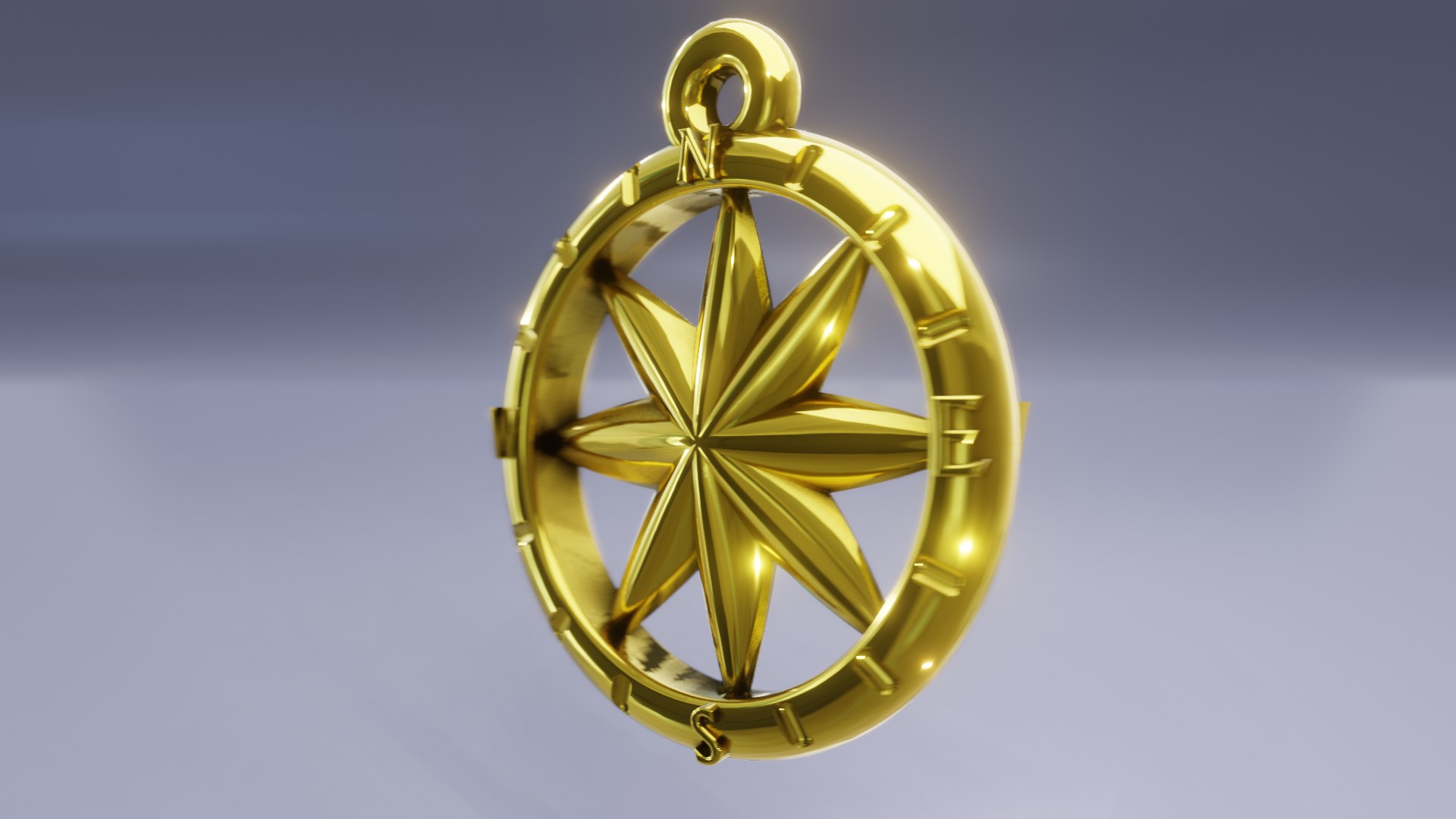3D model Pendant Wind Rose - TurboSquid 2144937
