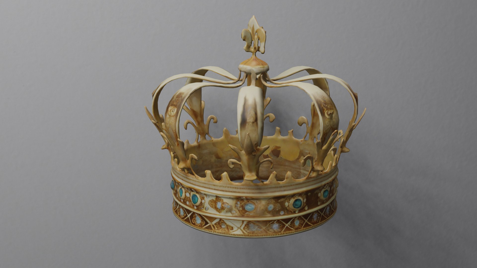 3D Medieval Crown Model - TurboSquid 2330143