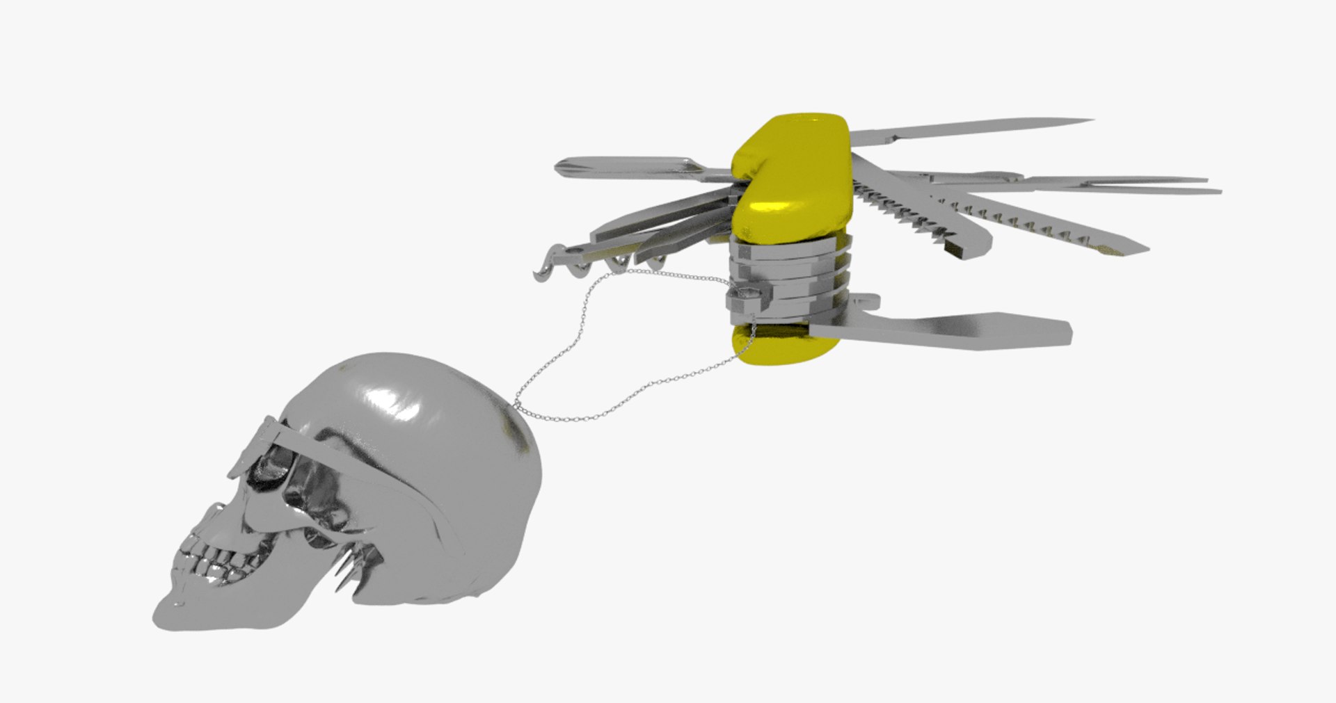 3D Model Swiss Army Knife - TurboSquid 1688176