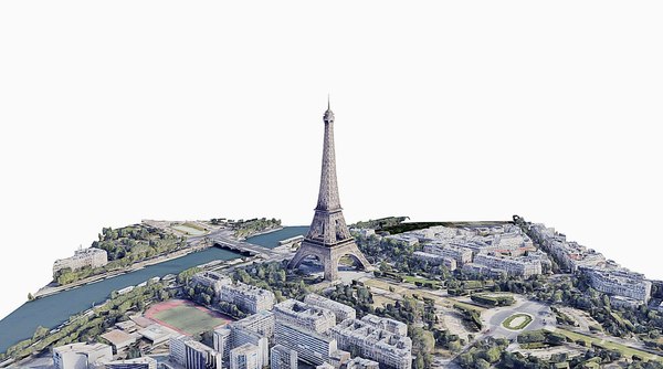 Eiffel Tower 3D Models for Download | TurboSquid