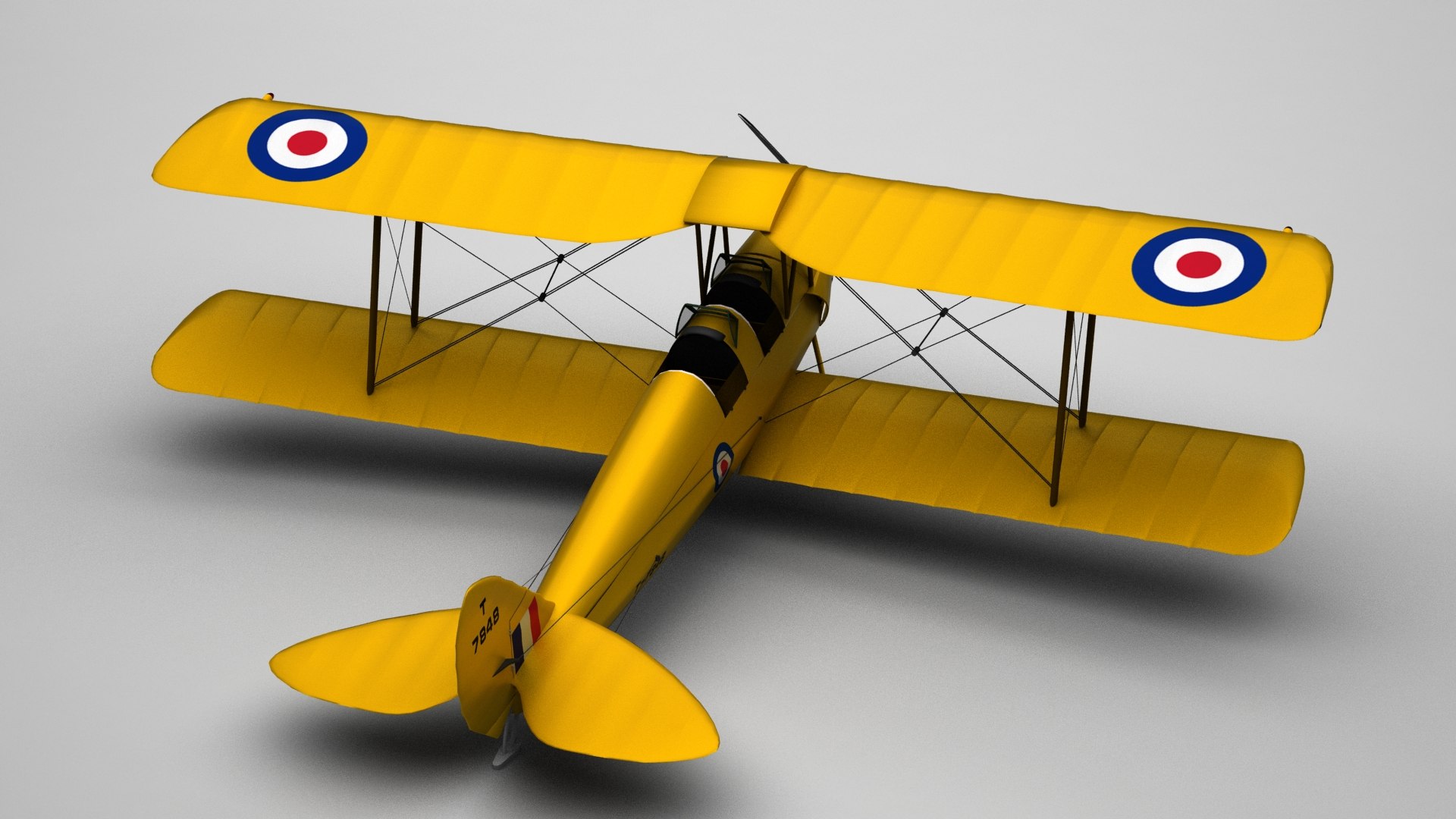 De Haviland 82A Tiger Moth 3D Model - TurboSquid 2056343