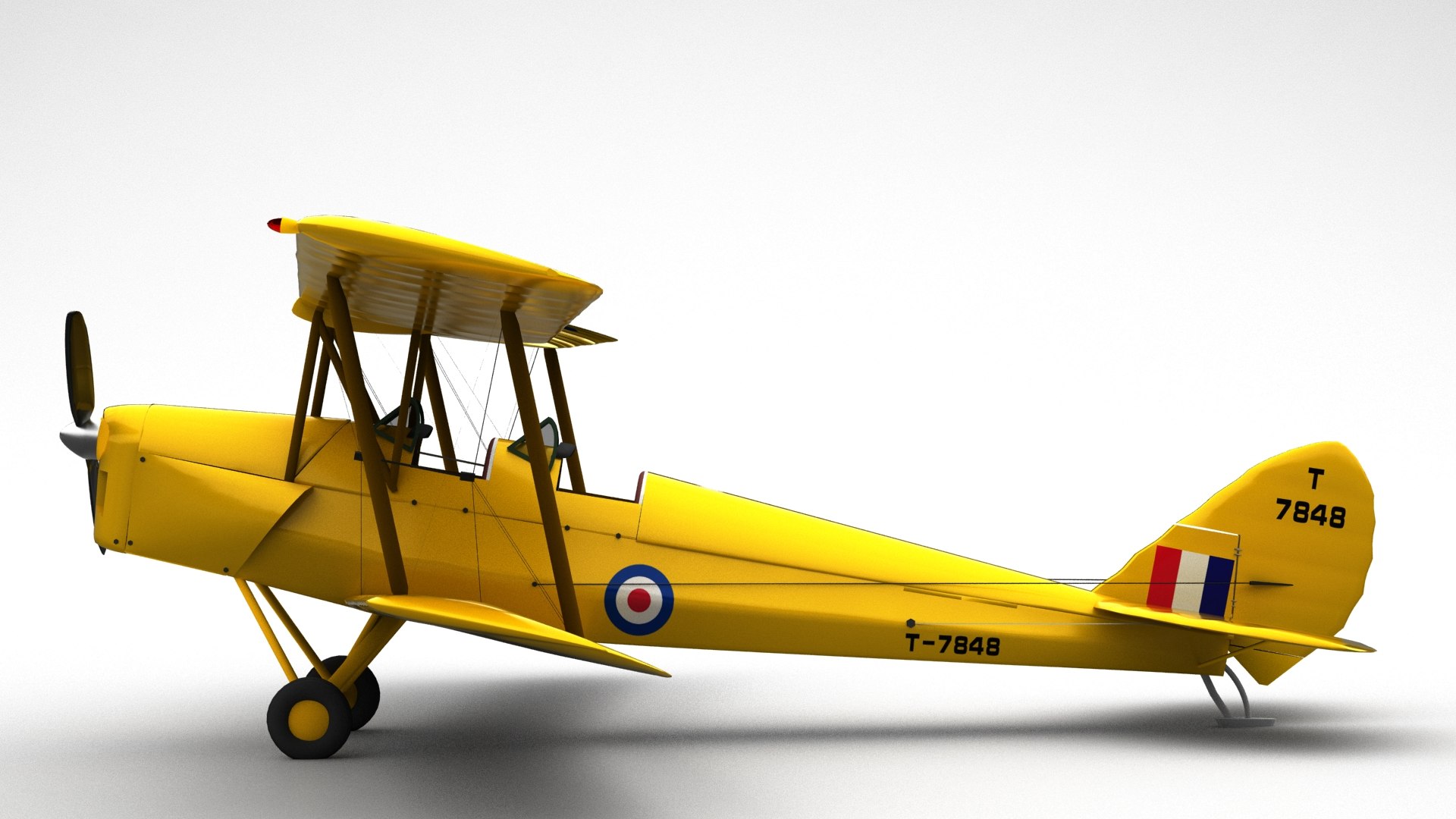 De Haviland 82A Tiger Moth 3D Model - TurboSquid 2056343