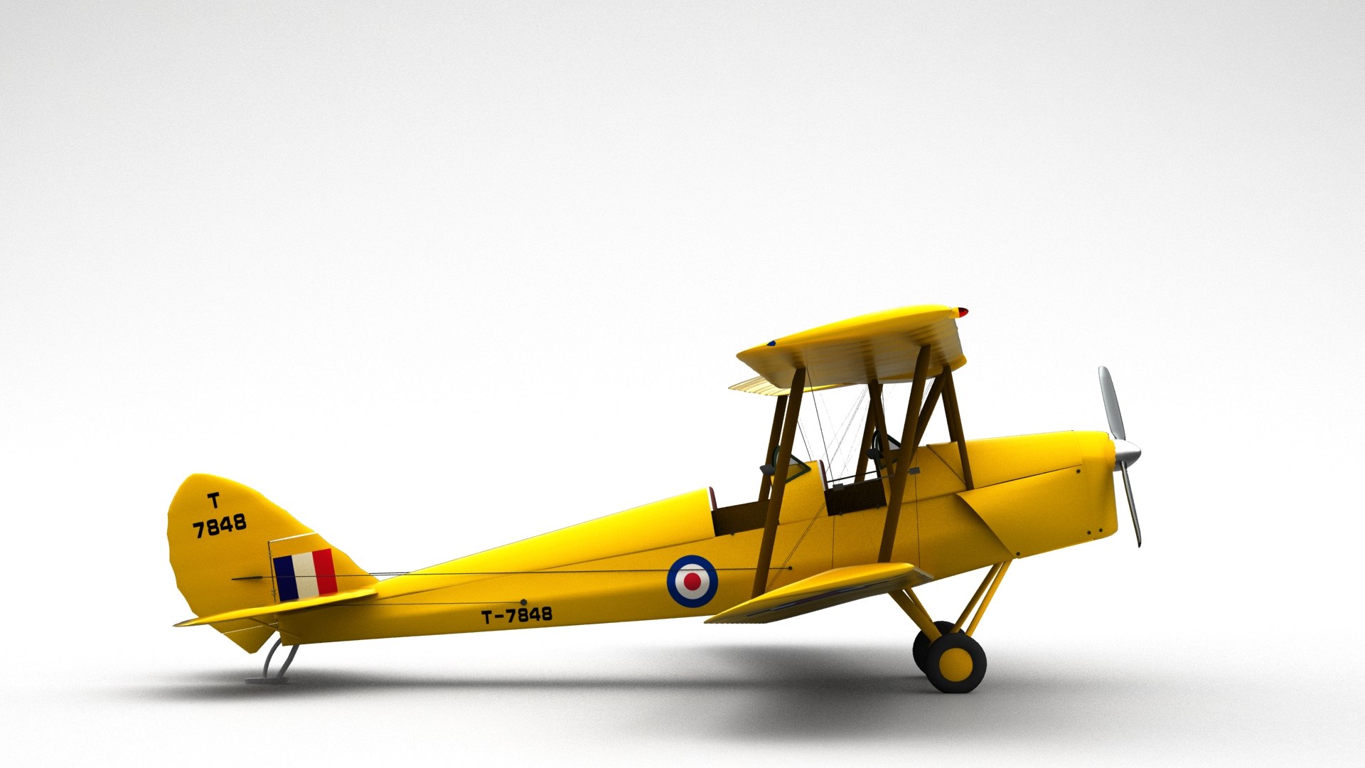 De Haviland 82A Tiger Moth 3D Model - TurboSquid 2056343