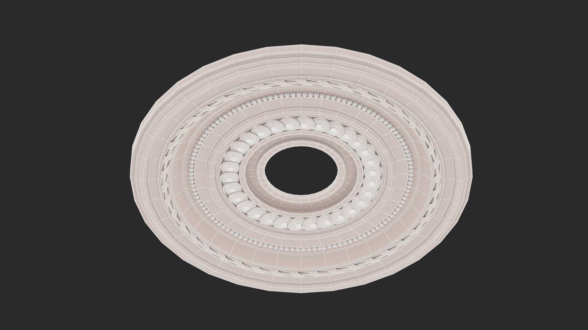 3D Ceiling Medallion - TurboSquid 1701396