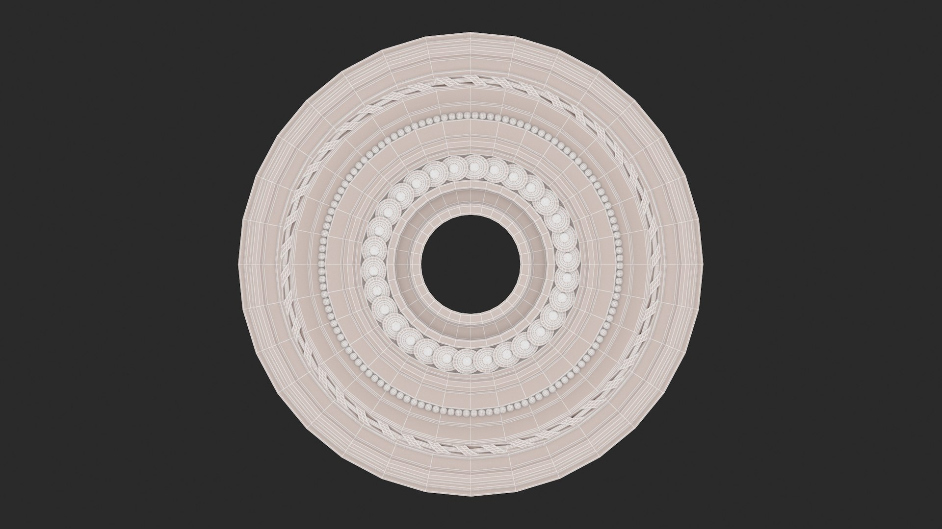 3D Ceiling Medallion - TurboSquid 1701396