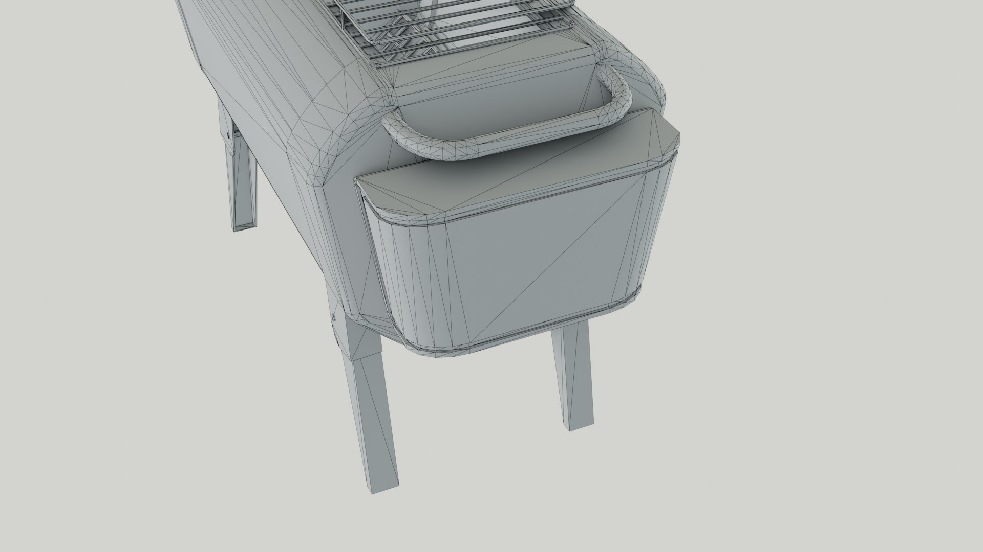 3D Charcoal Grill Model - TurboSquid 1795549