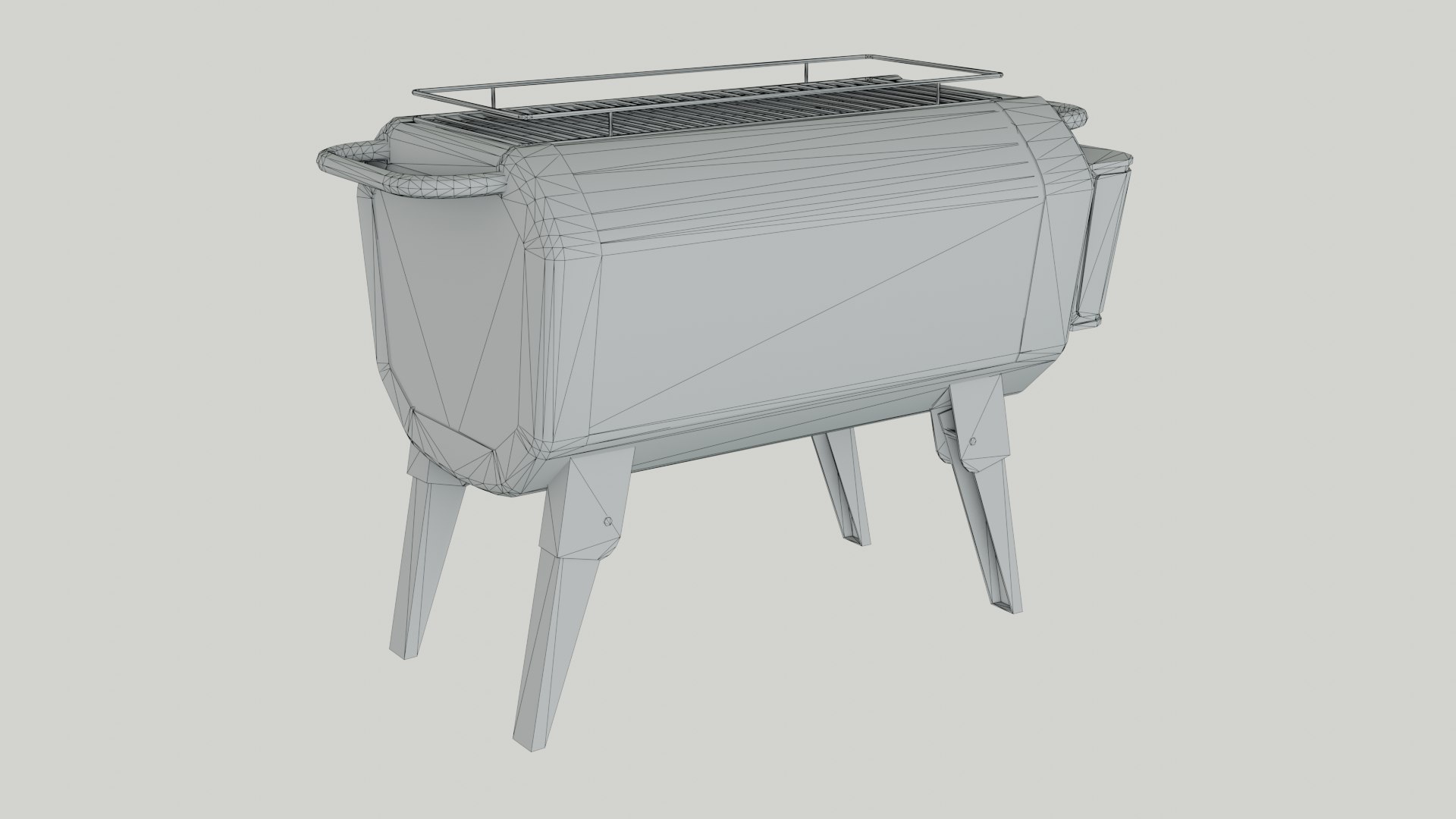3D Charcoal Grill Model - TurboSquid 1795549