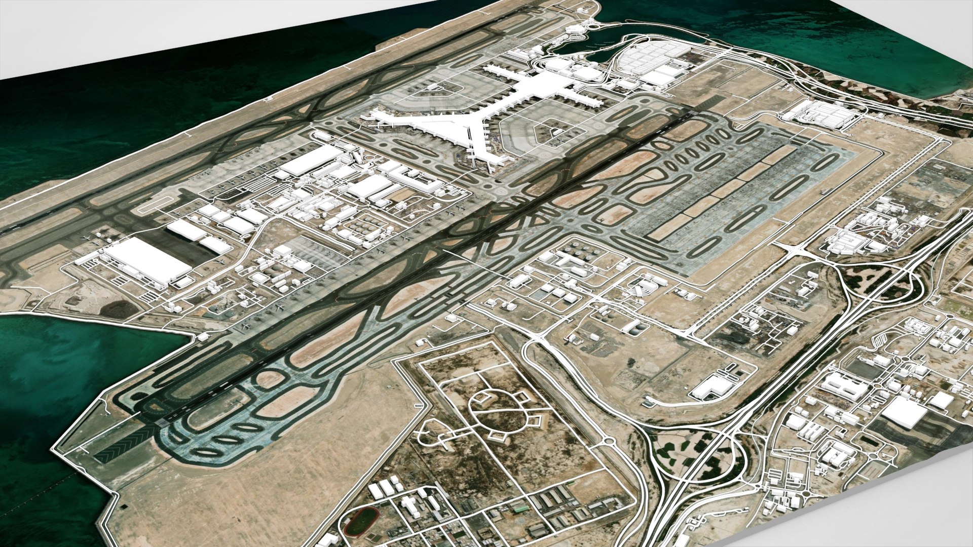 Hamad International Airport 3D Model - TurboSquid 2424240