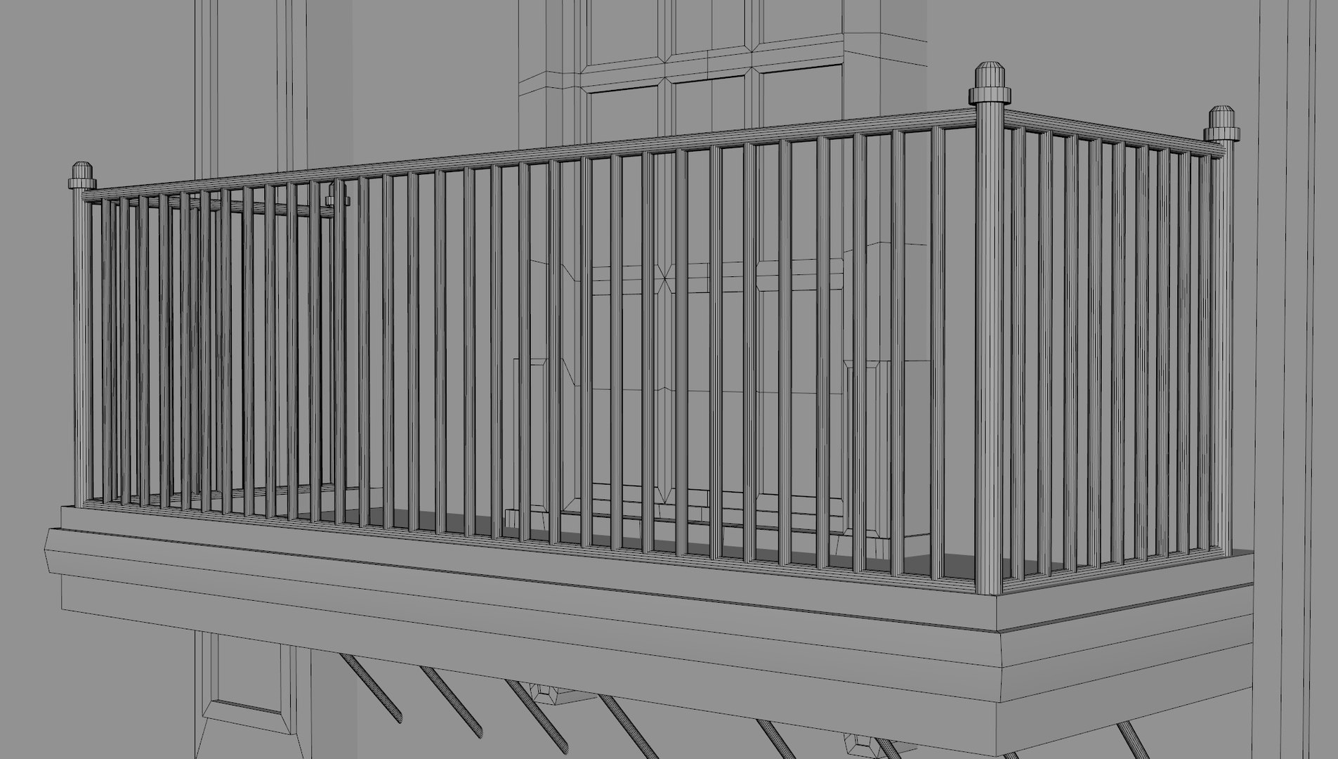 3D Window Terrace Classic - TurboSquid 1211641