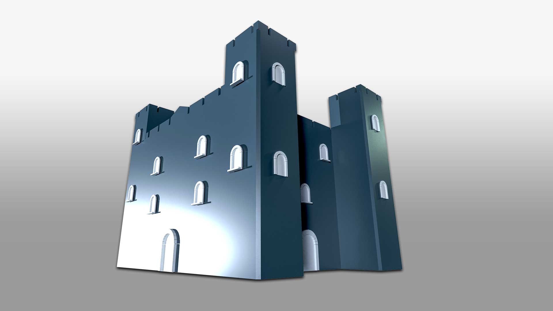 Free Cartoon Castle 3D Model - TurboSquid 2148530