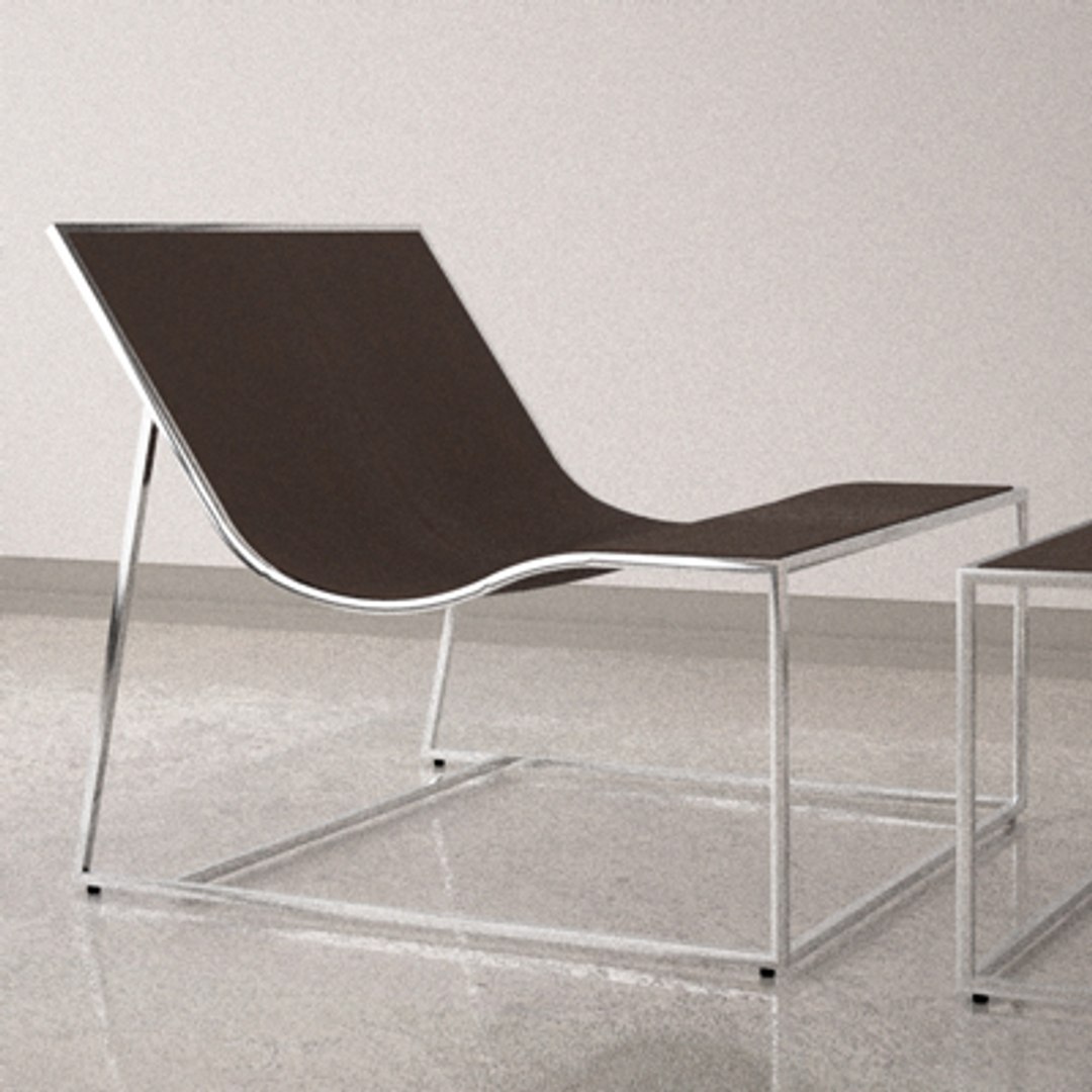 3d holy day lounge chair model