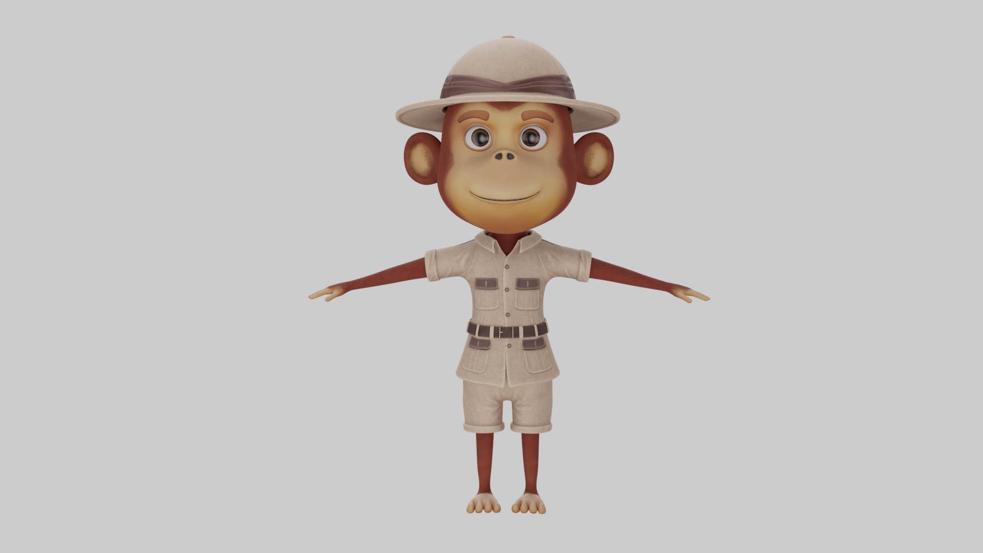 Monkey 3D Model - TurboSquid 2219020
