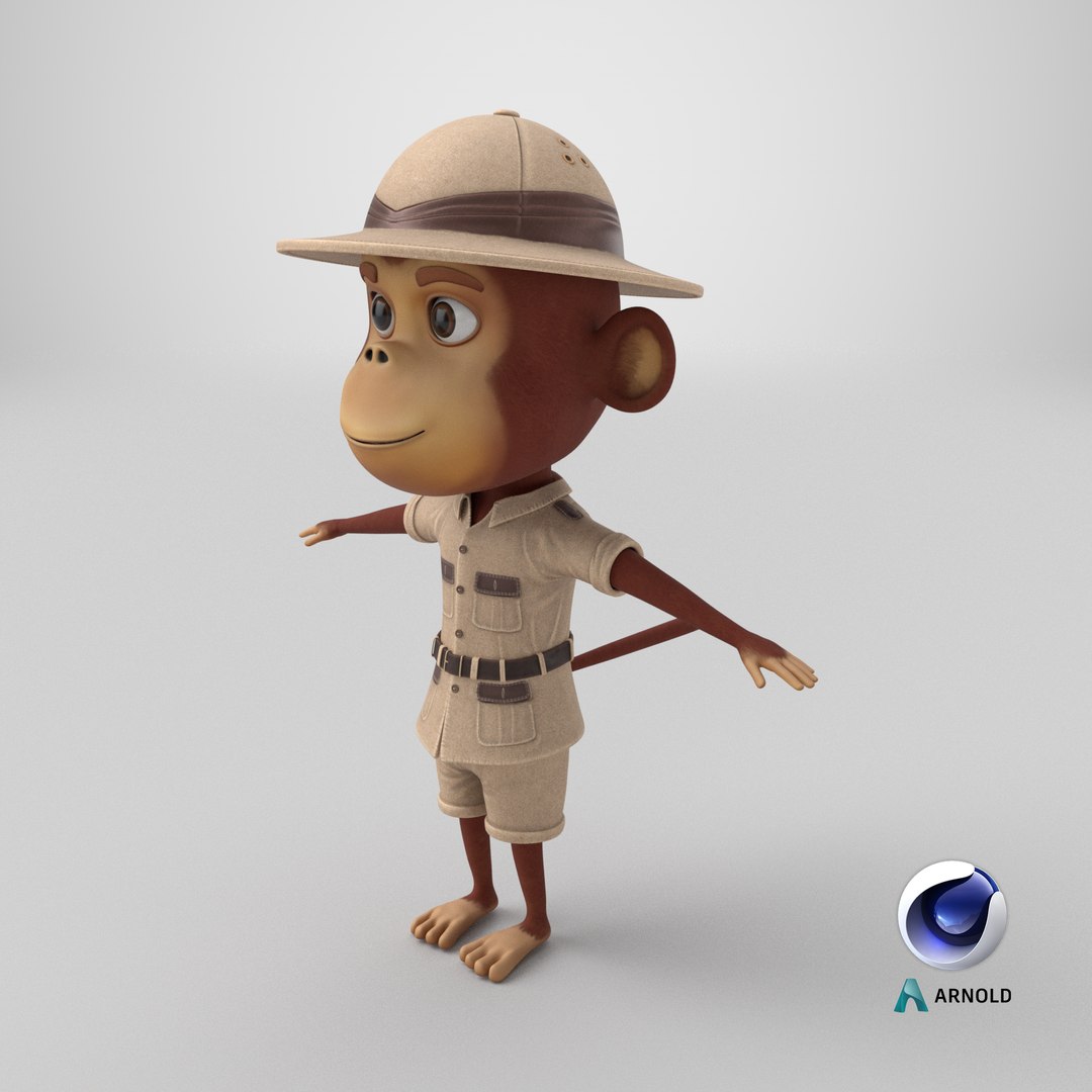 Monkey 3D Model - TurboSquid 2219020