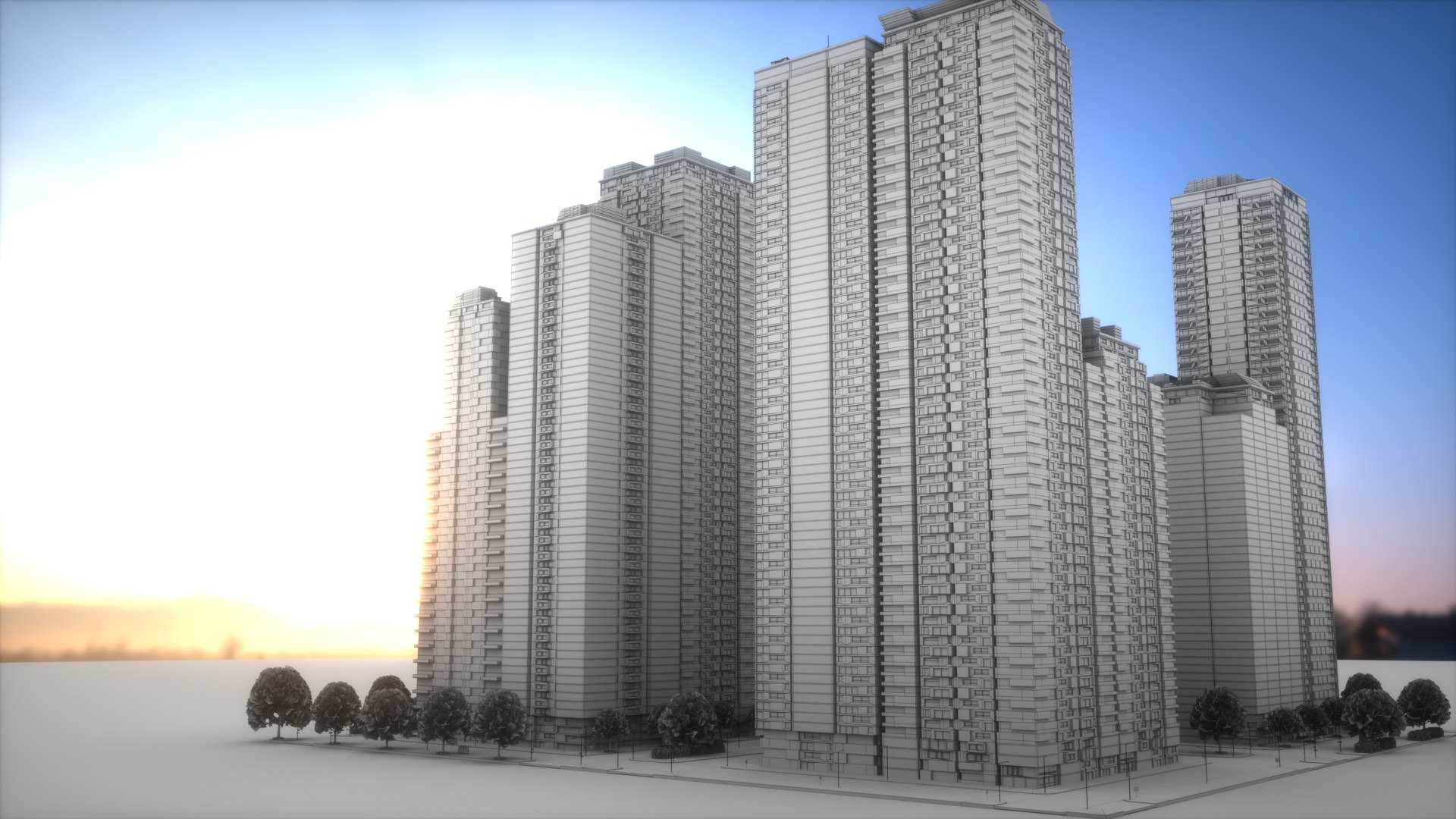 3D City Block Type B35 - TurboSquid 2092370