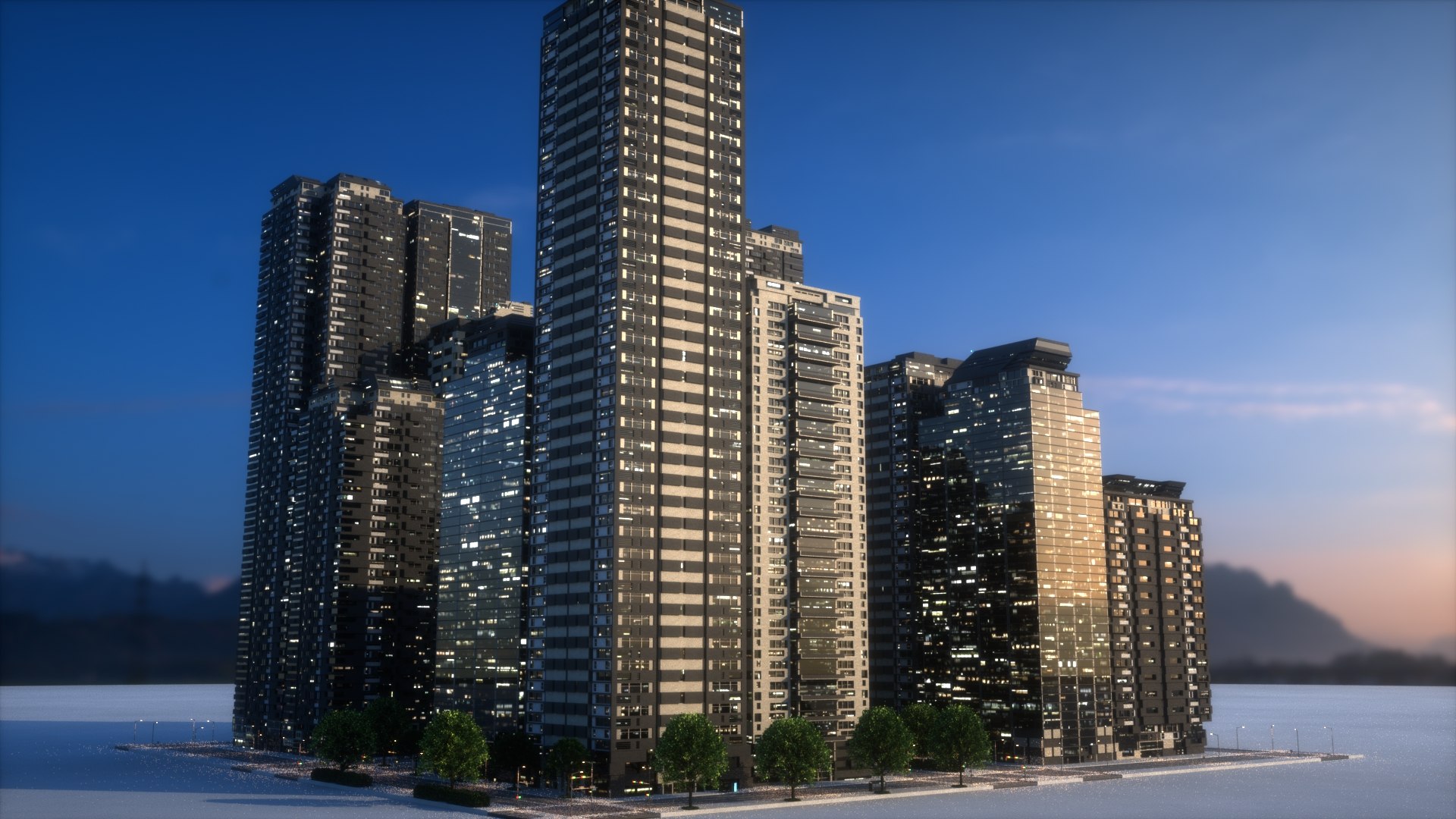 3D City Block Type B35 - TurboSquid 2092370