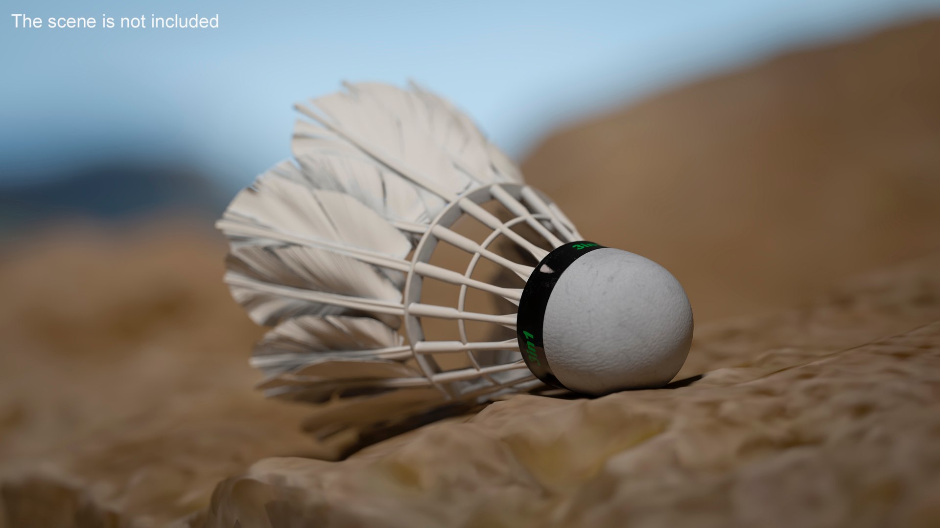 Feather Shuttlecock Old 3D Model - TurboSquid 2191852