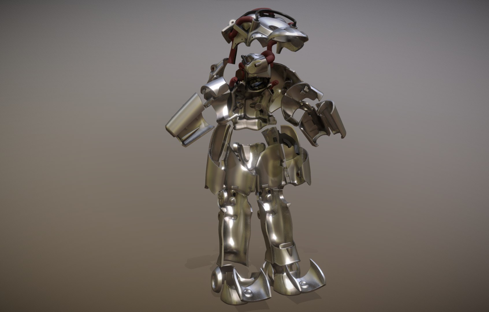 Fallout Power Armor X01 3D Model - TurboSquid 2158779