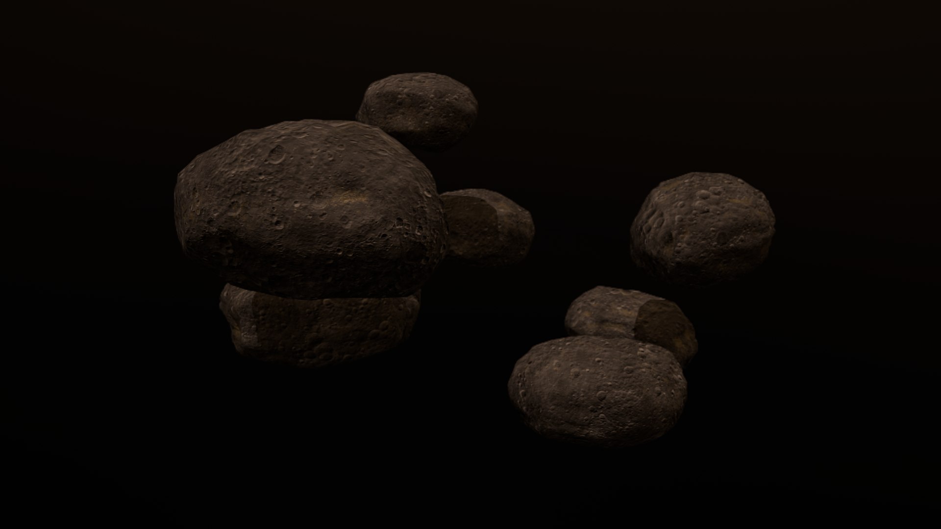 Asteroids Model - TurboSquid 1701280
