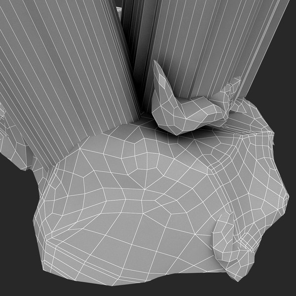 crystal modeled nature 3d model