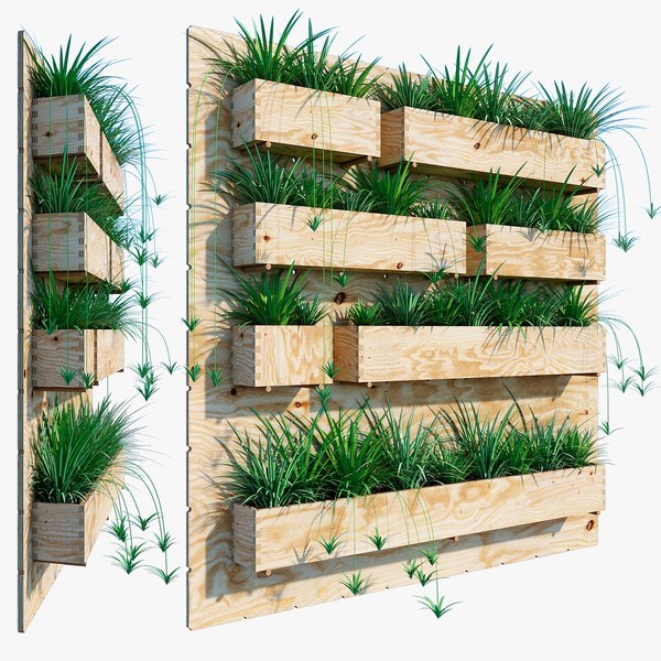 3D planter box model - TurboSquid 1170068