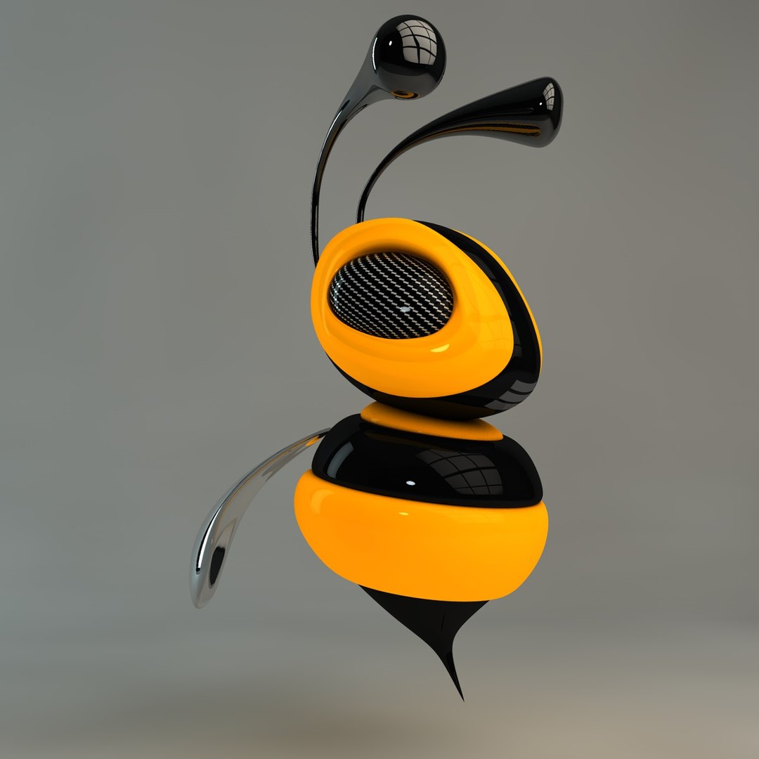 Bee Character 3d Model