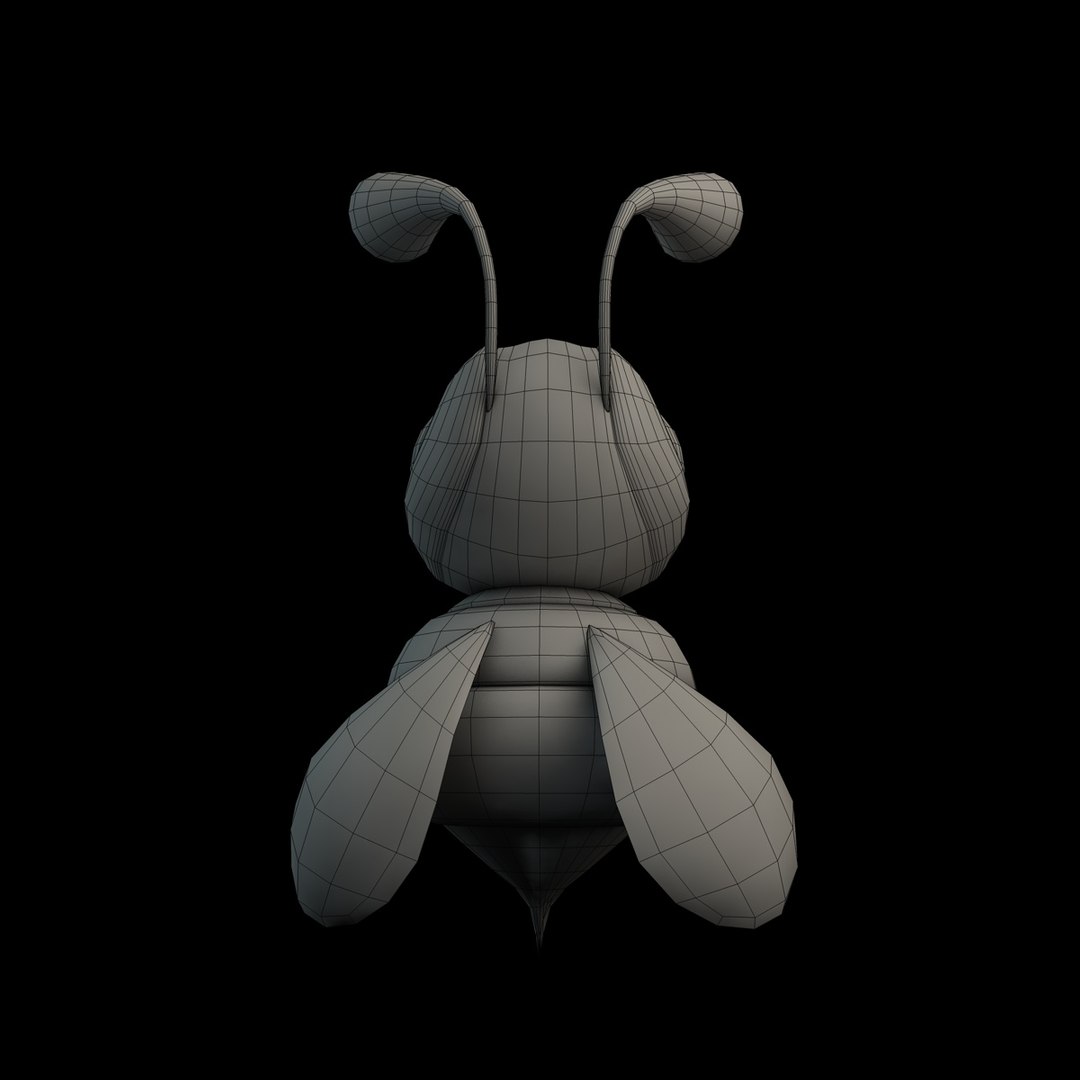Bee Character 3d Model