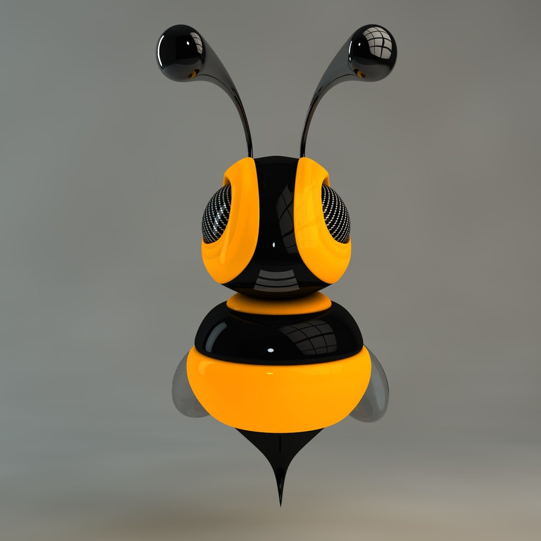 Bee Character 3d Model