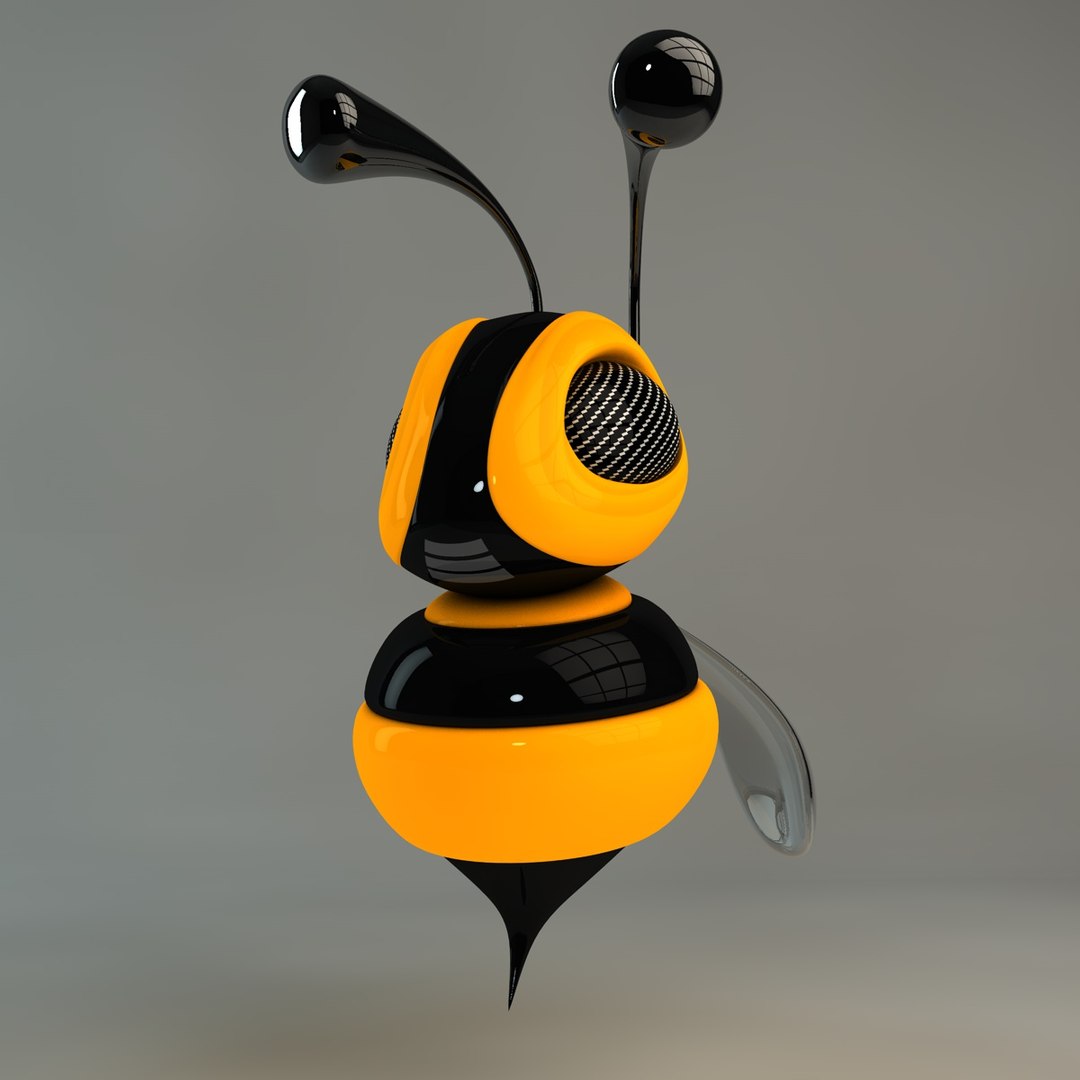 Bee Character 3d Model