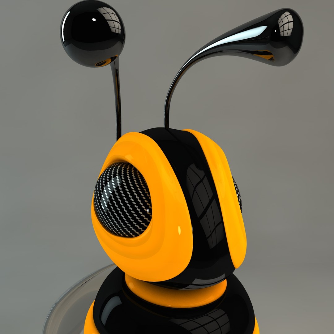 Bee Character 3d Model