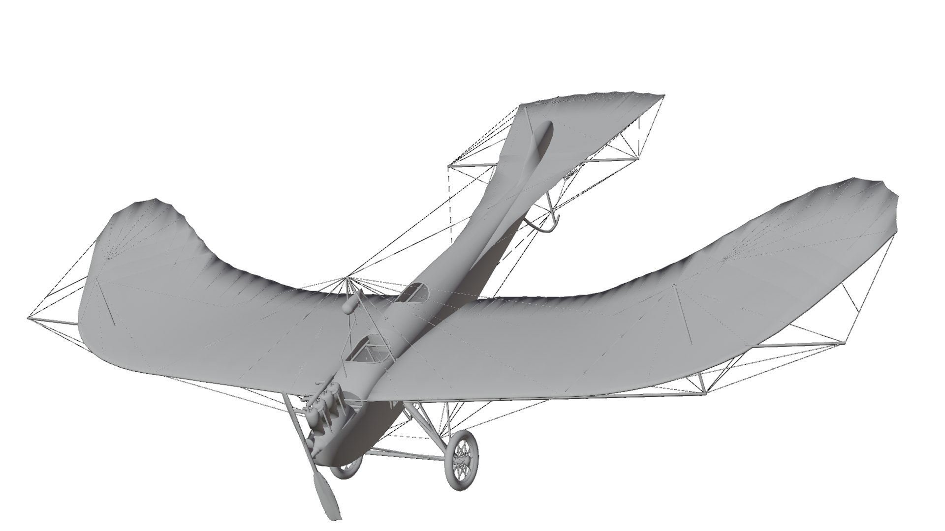 Etrich Taube 3D Model - TurboSquid 2240174