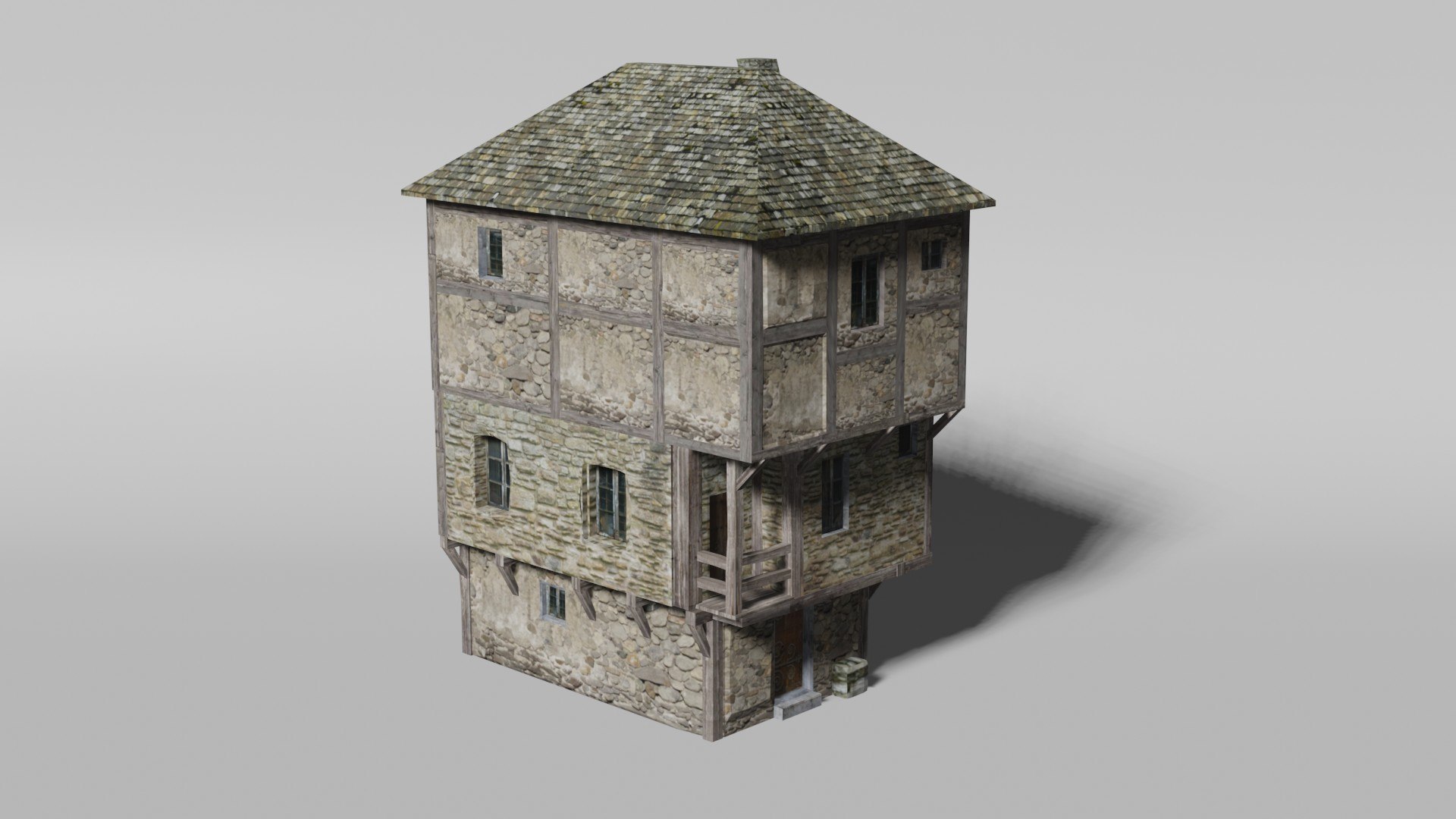 Medieval Building French 3D - TurboSquid 1663754